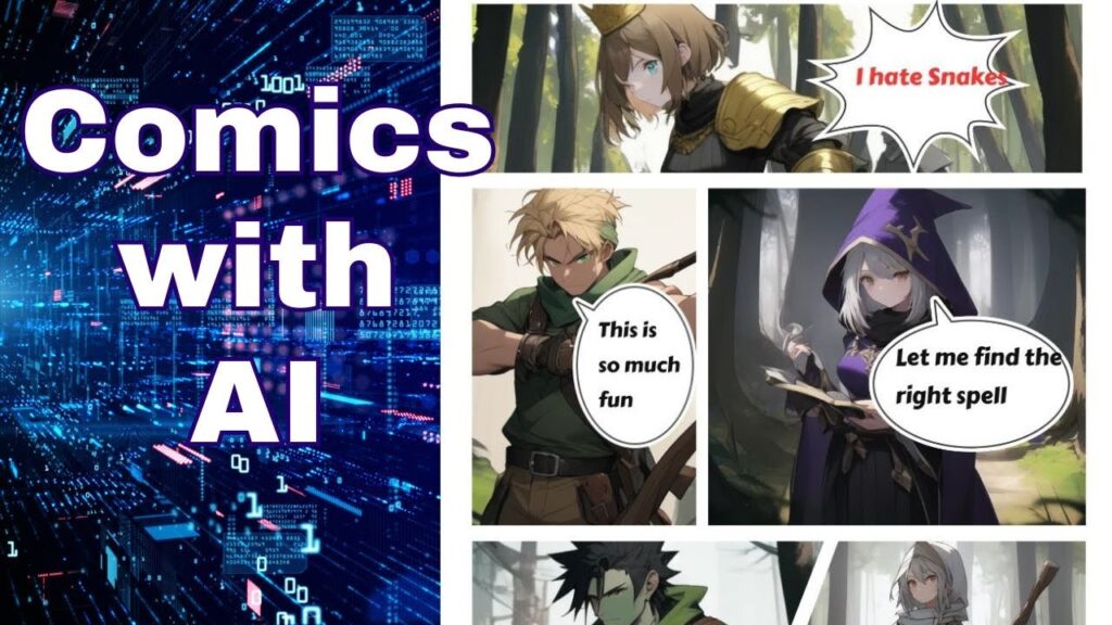 Create Comic Books With AI - AI Protagonist